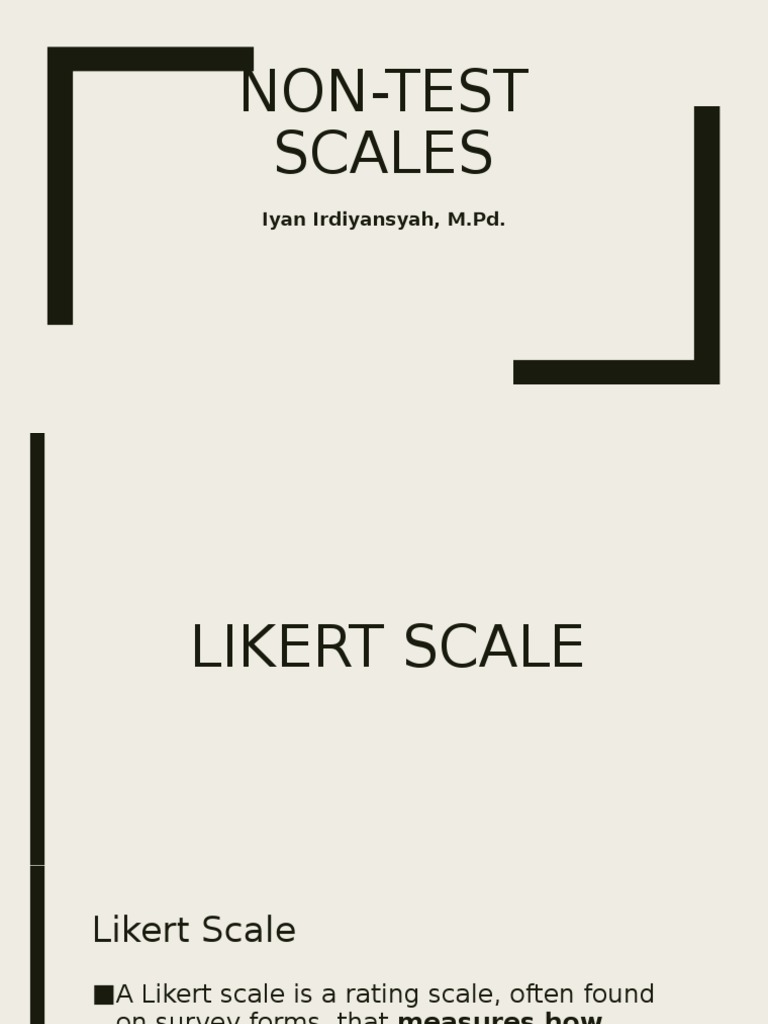 Eesp Acales (Non-Test) | PDF | Likert Scale | Survey Methodology