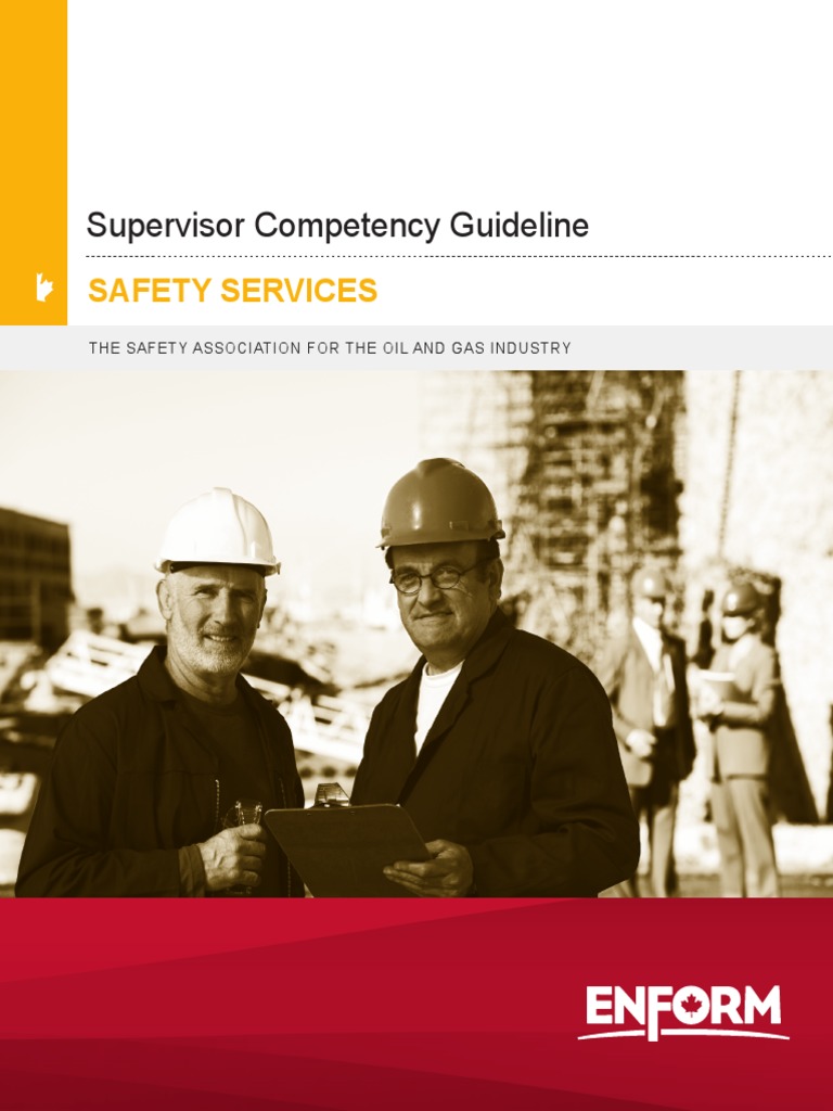 Supervisor Competency Guideline Final | PDF | Competence (Human ...