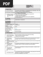 Lesson Plan in Cookery-Dessert | PDF | Lesson Plan | Desserts