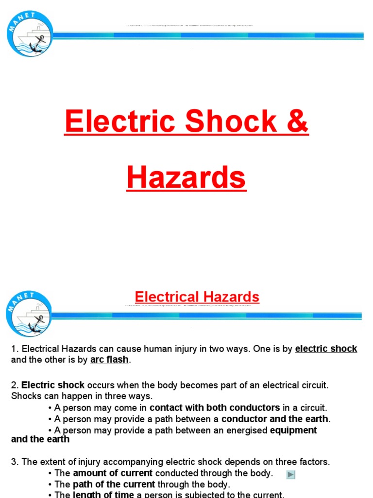 Elec Shock & Hazards | PDF | Fuse (Electrical) | Force