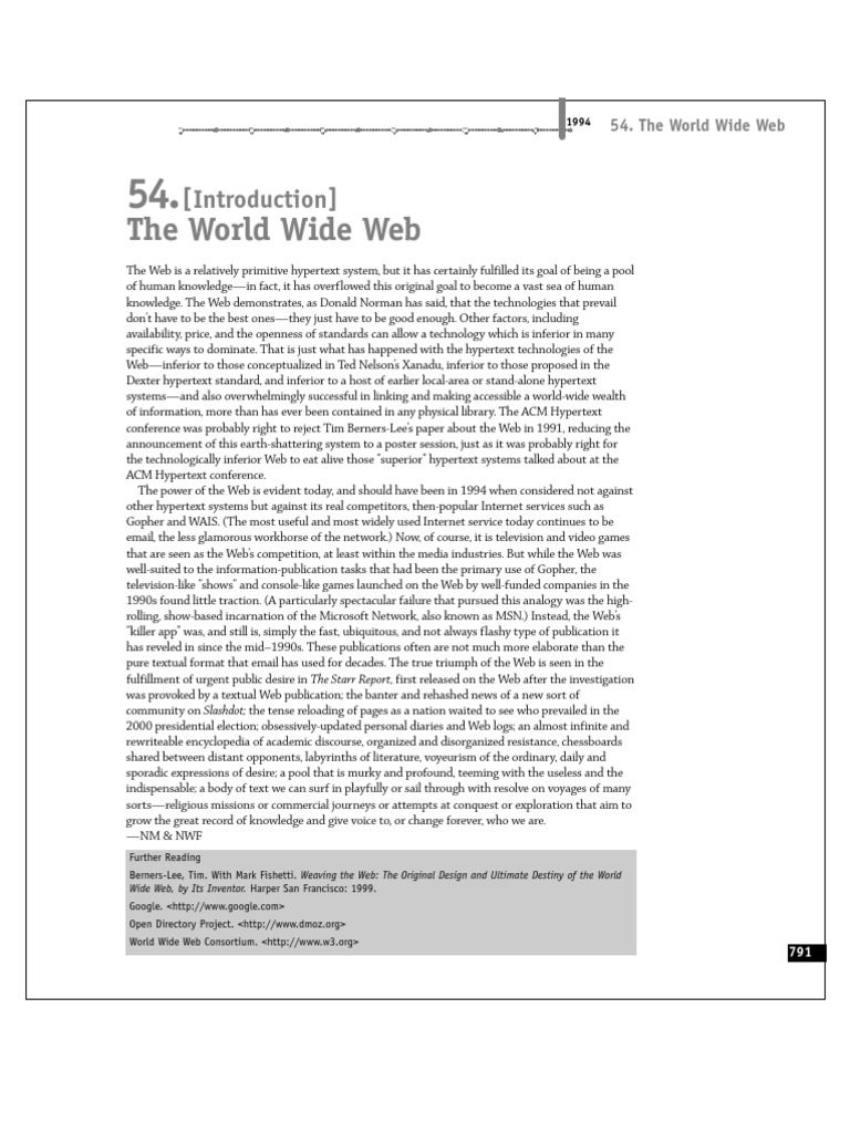 The World Wide Web | PDF | Hypertext Transfer Protocol | Html