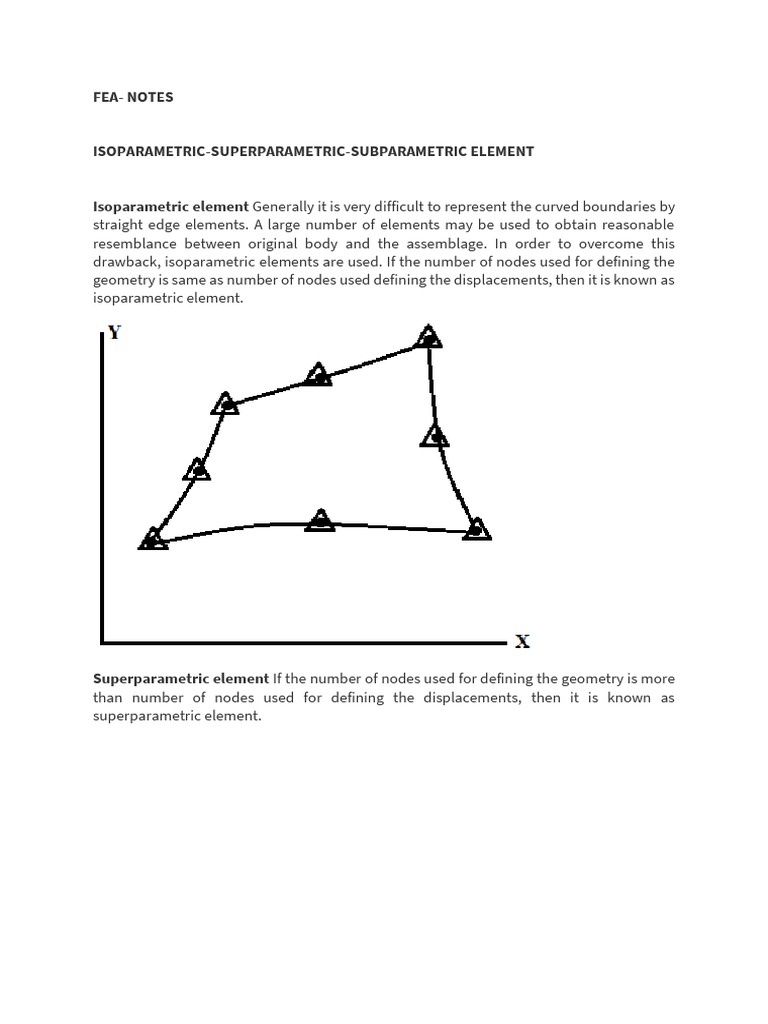 Isoparametric Elements in FEA Explained | PDF | Teaching Methods ...