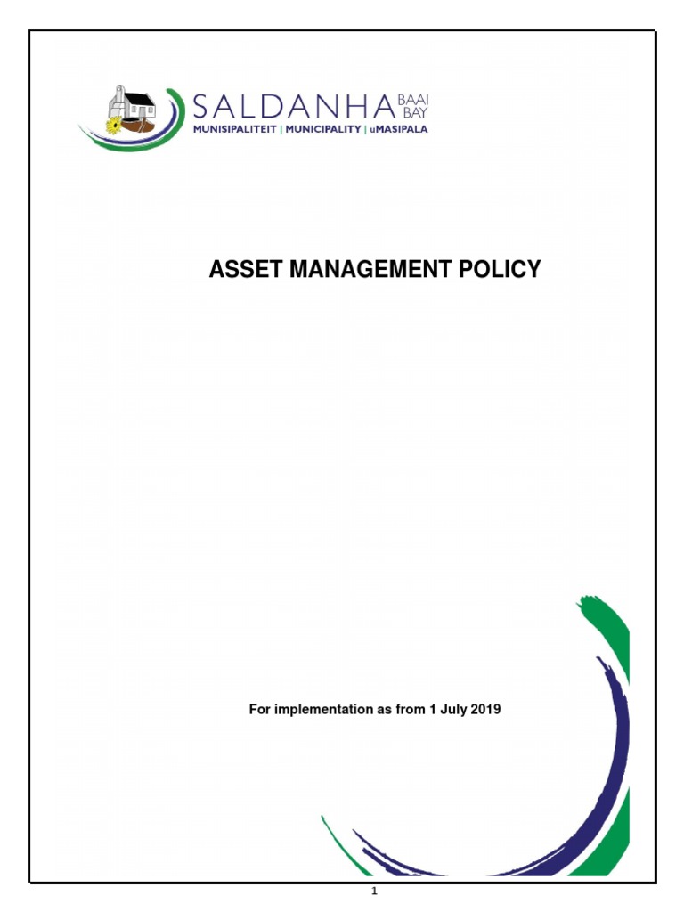 Public Asset Management Guidelines 2019 | PDF | Depreciation ...
