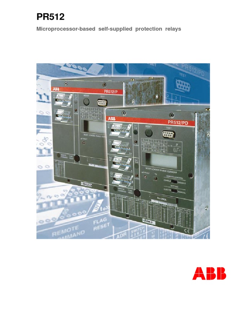 PR512 Microprocessor Protection Relays | PDF | Relay | Power Supply