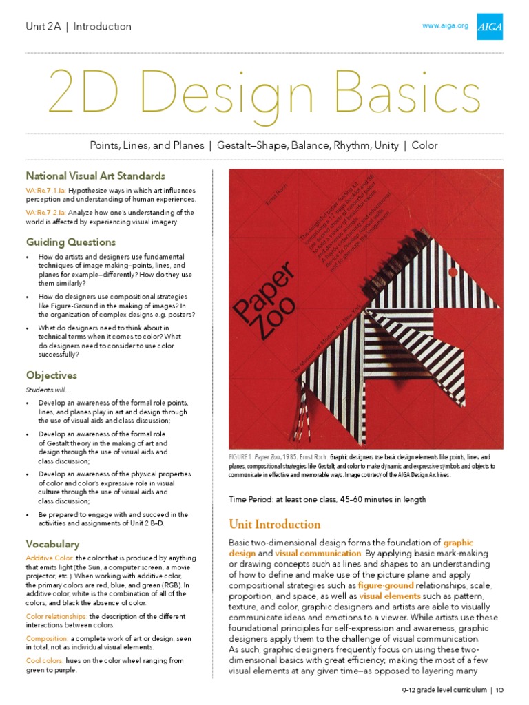 2a 2d Design Introduction PDF | PDF | Color | Art Media