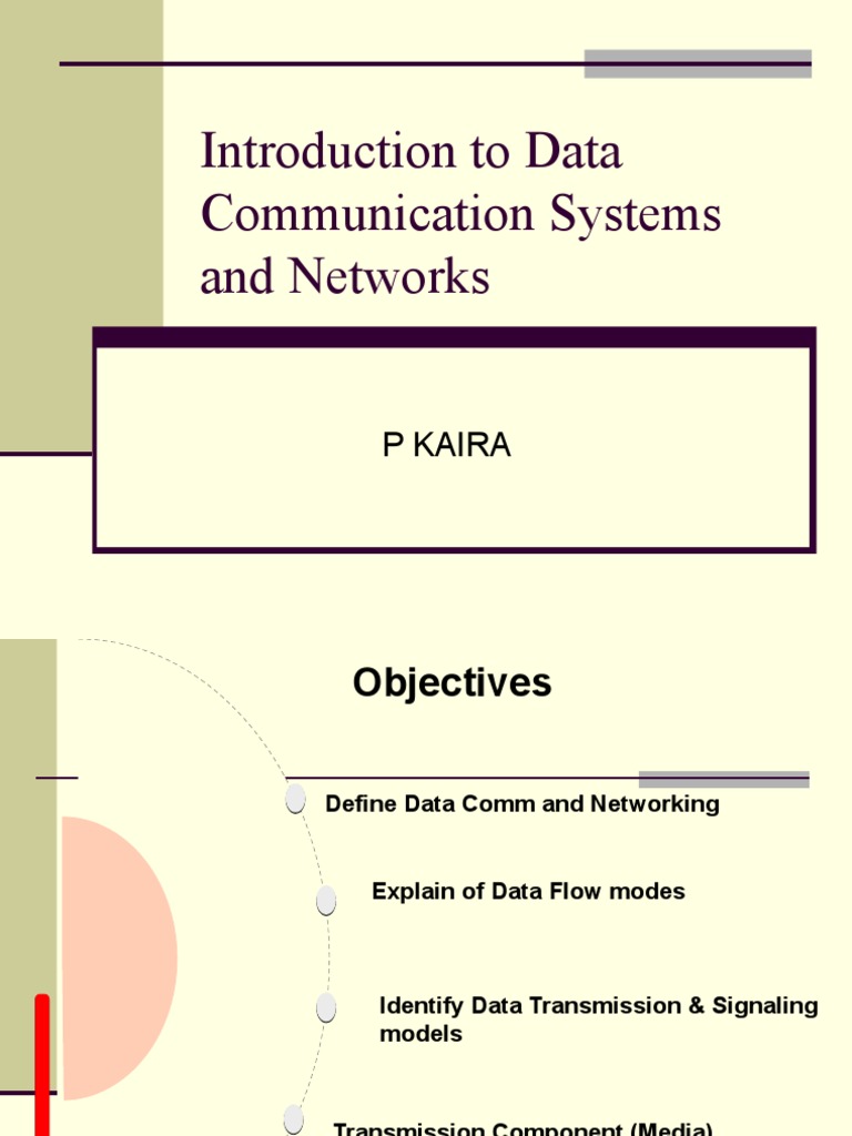 Unit 1.1 Introduction To Data Communications | PDF | Telecommunication ...
