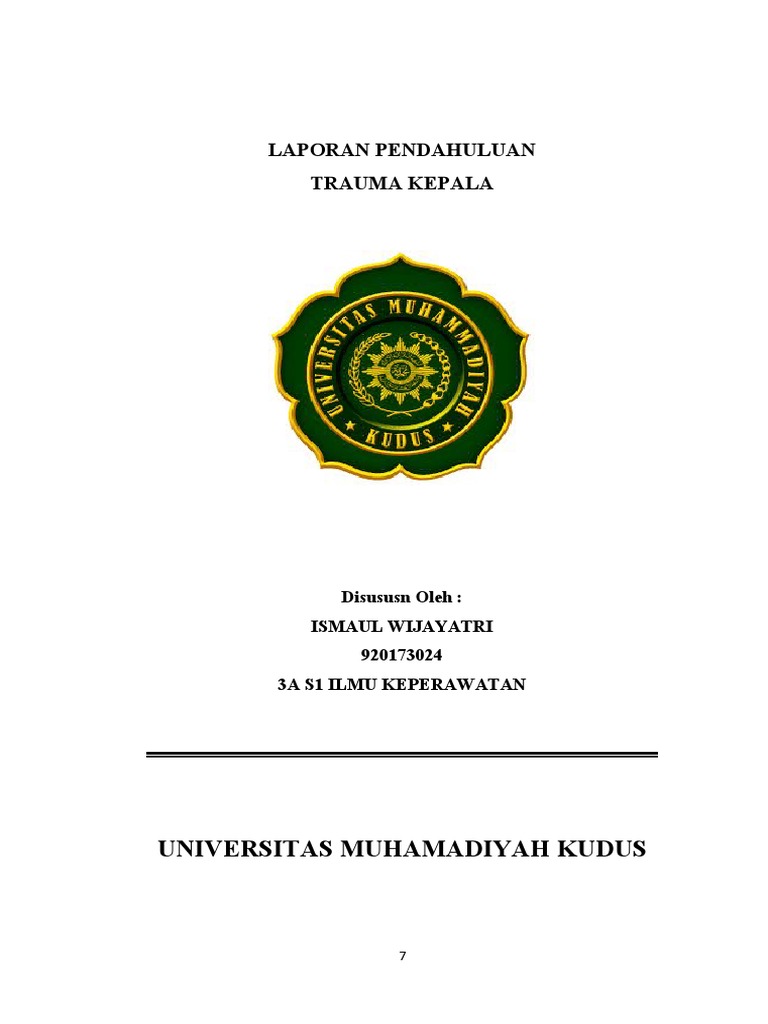 Trauma Capitis (Ismaul) | PDF