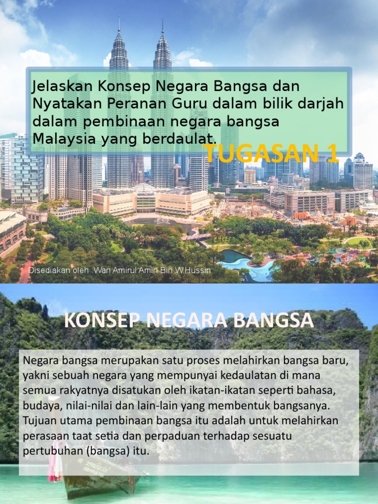 Jelaskan Konsep Negara Bangsa Dan Nyatakan Peranan Guru | PDF
