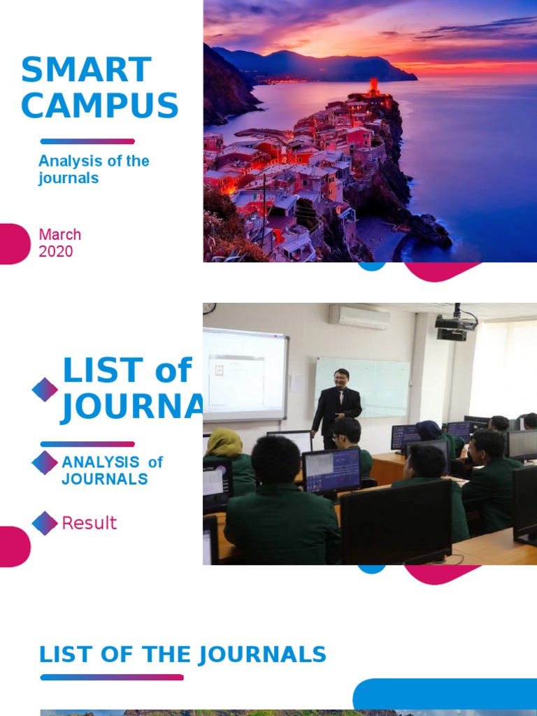 Analysis of Journals on Smart Campus Development | PDF | Internet Of ...
