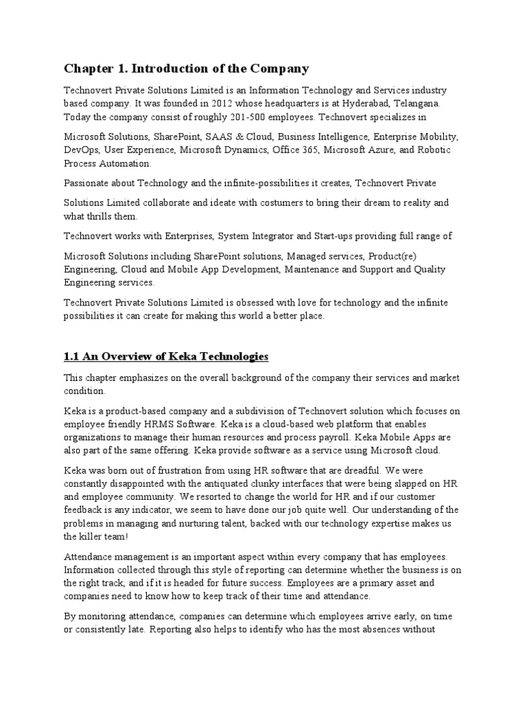 An Introduction to Keka Technologies: Departments, Vision, Mission ...