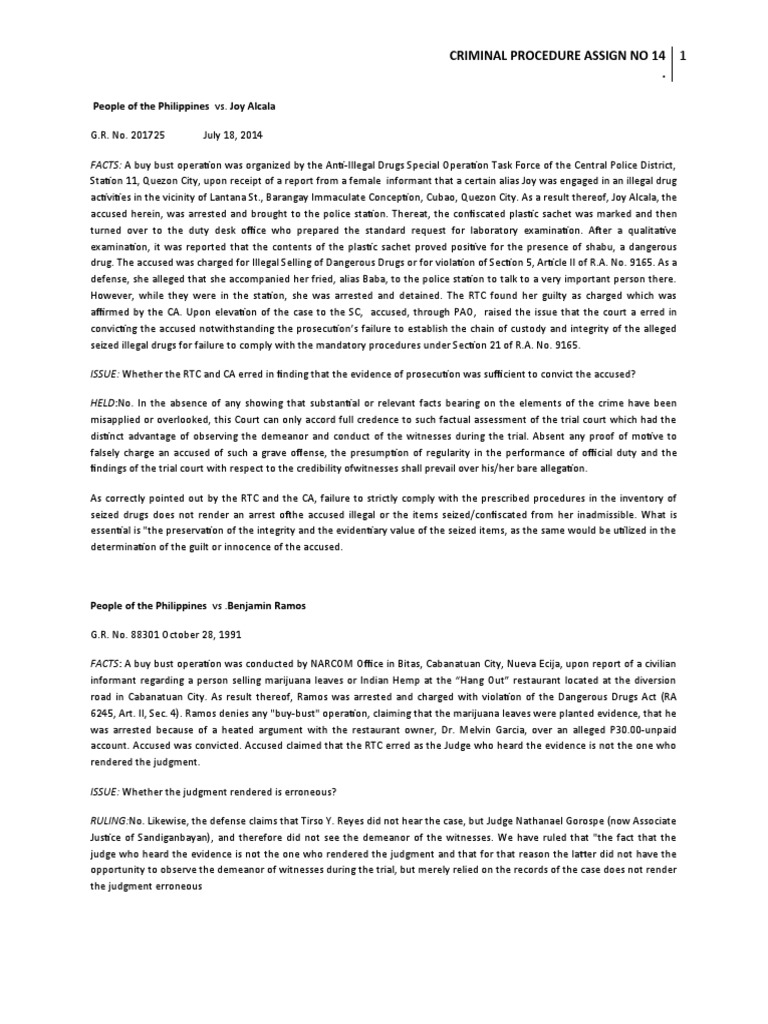 Assignment No. 14 - Crimpro | PDF | Prosecutor | Criminal Procedure In South Africa