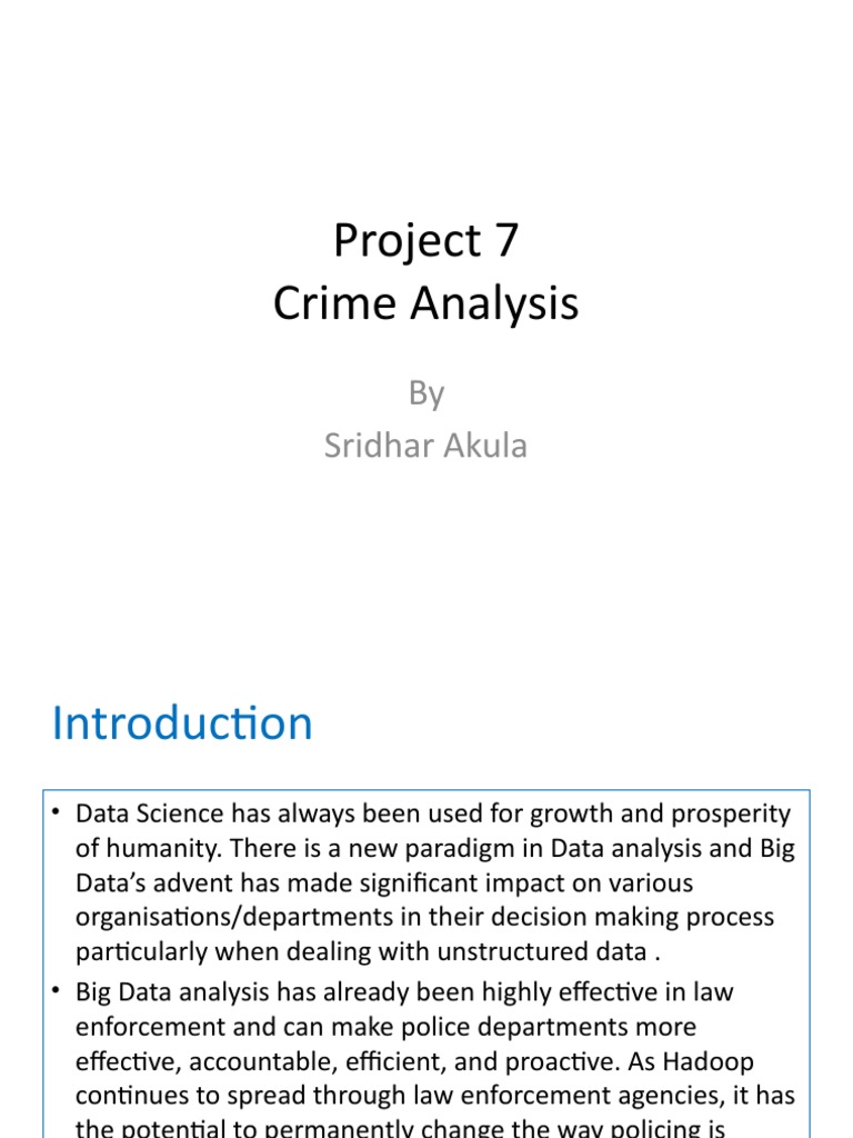 Crime Analysis | PDF | Databases | My Sql