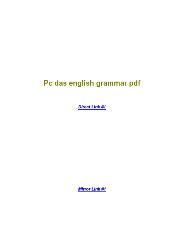 PC Das English Grammar PDF | PDF | Windows 2000 | Microsoft Windows