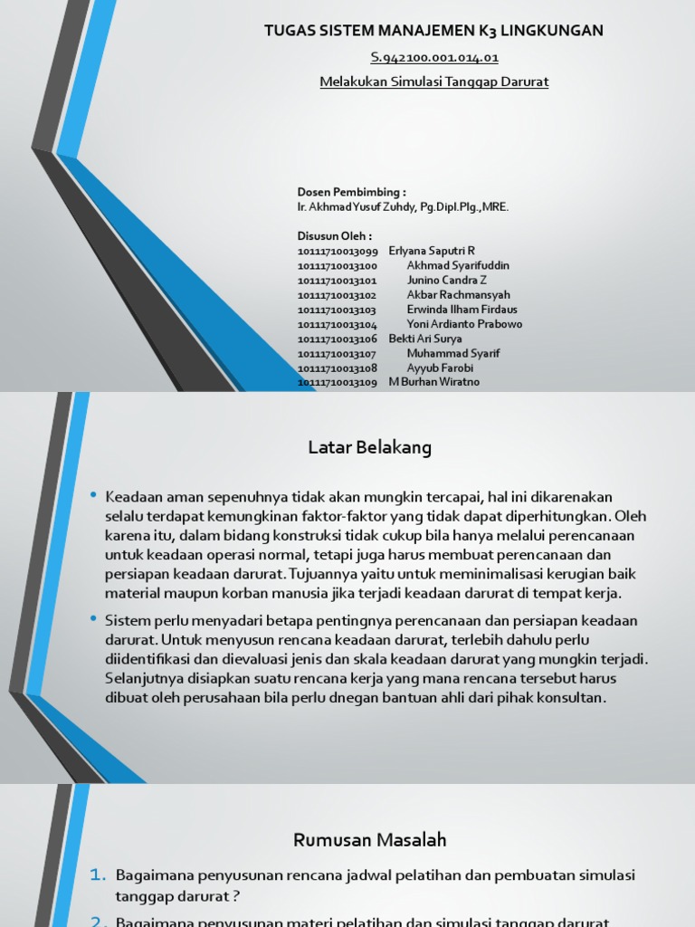 Presentasi smk3l | PDF