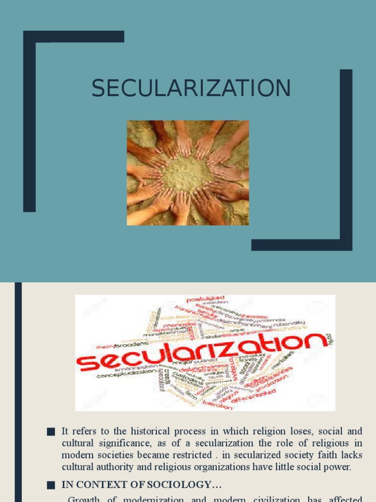Modernization and Secularization | PDF | Secularism | Separation Of ...
