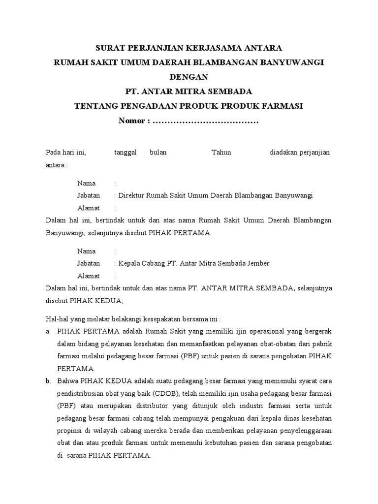 RSUD Blambanagan X PBF | PDF | Bisnis | Pengelolaan Keuangan & Uang