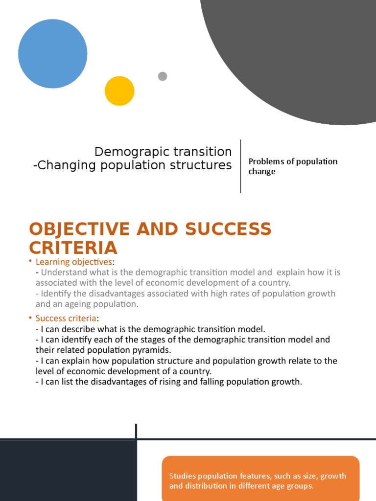 Understanding Demographic Transition Models | PDF | Birth Rate ...