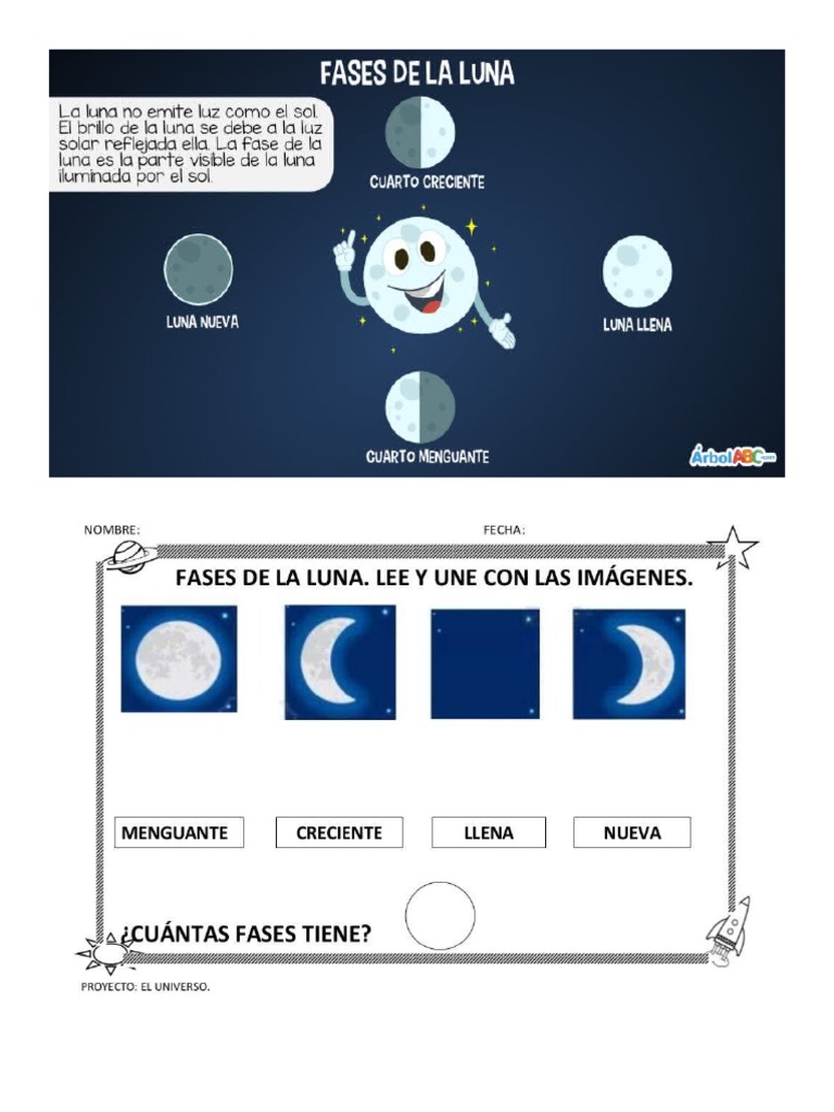 Fases de La Luna | PDF