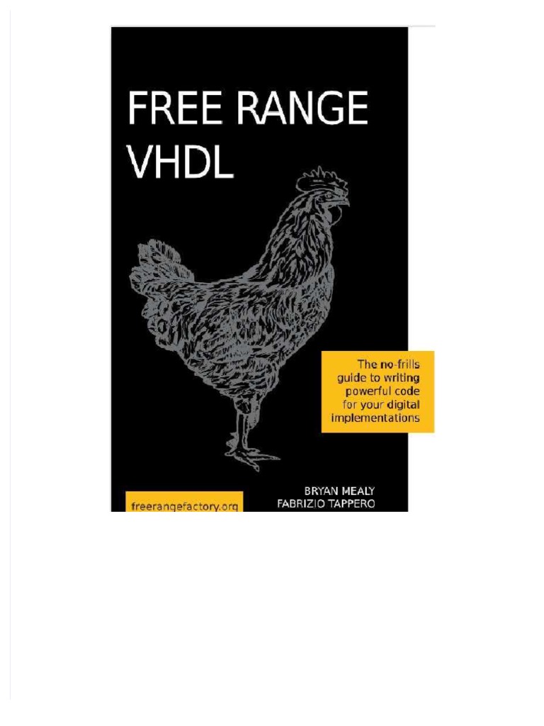 Free Range VHDL Español PDF | PDF | Vhdl | Lenguaje de programación