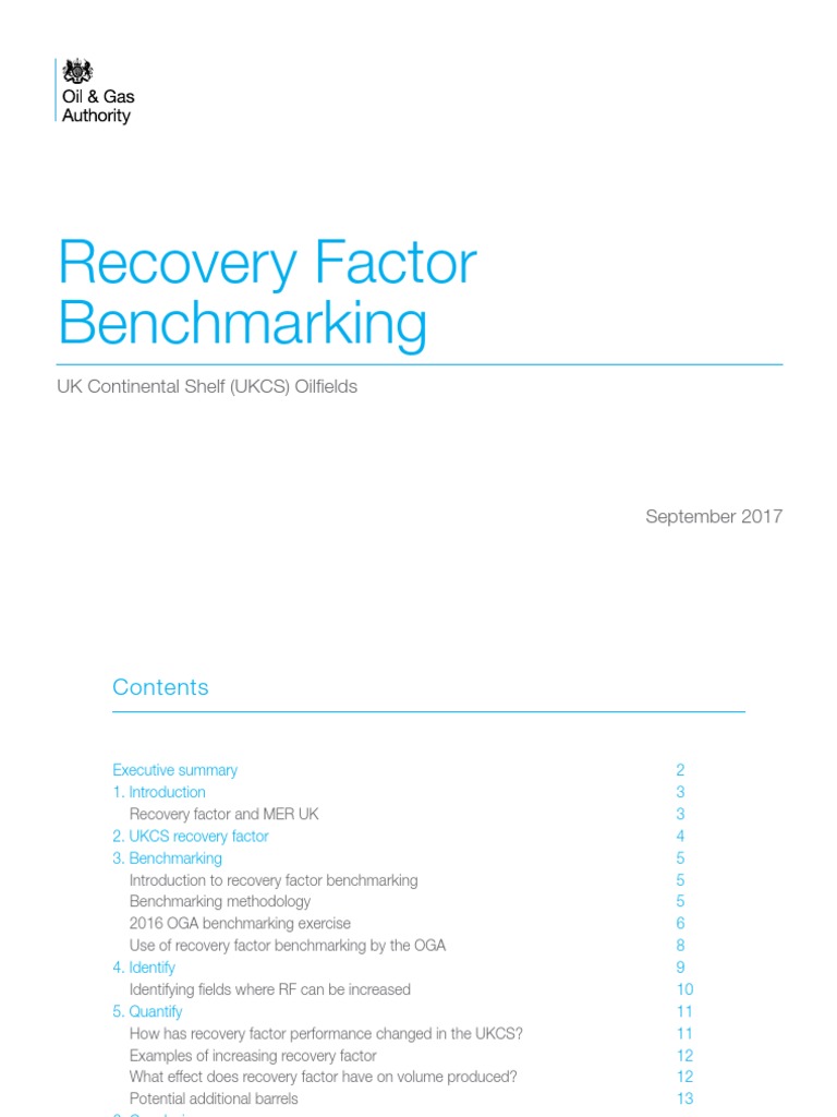 Recovery Factor Report 7 September PDF | PDF | Petroleum Reservoir ...