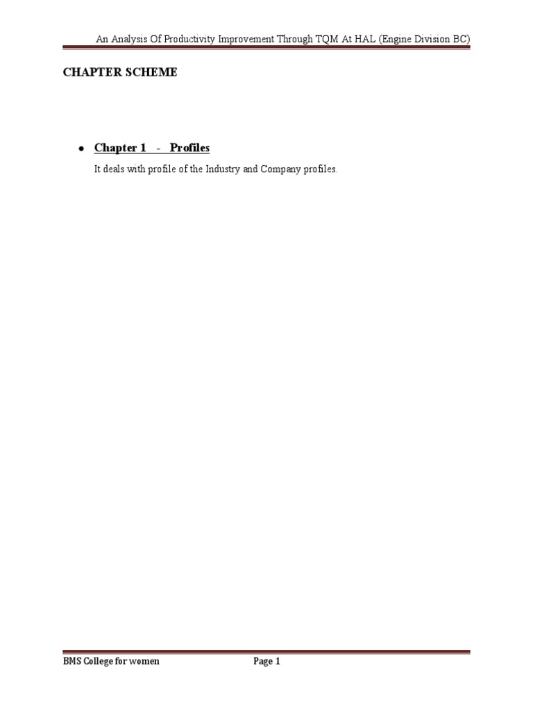 Report On Hal Engine Divison | PDF | Lean Manufacturing | Aerospace