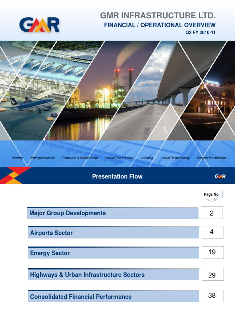 GMR Financial Overview-Q2 FY11 | PDF | Earnings Before Interest ...
