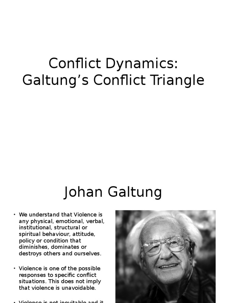 Galtung's Conflict Triangle Explains Dynamics in Syria | PDF | Sunni ...