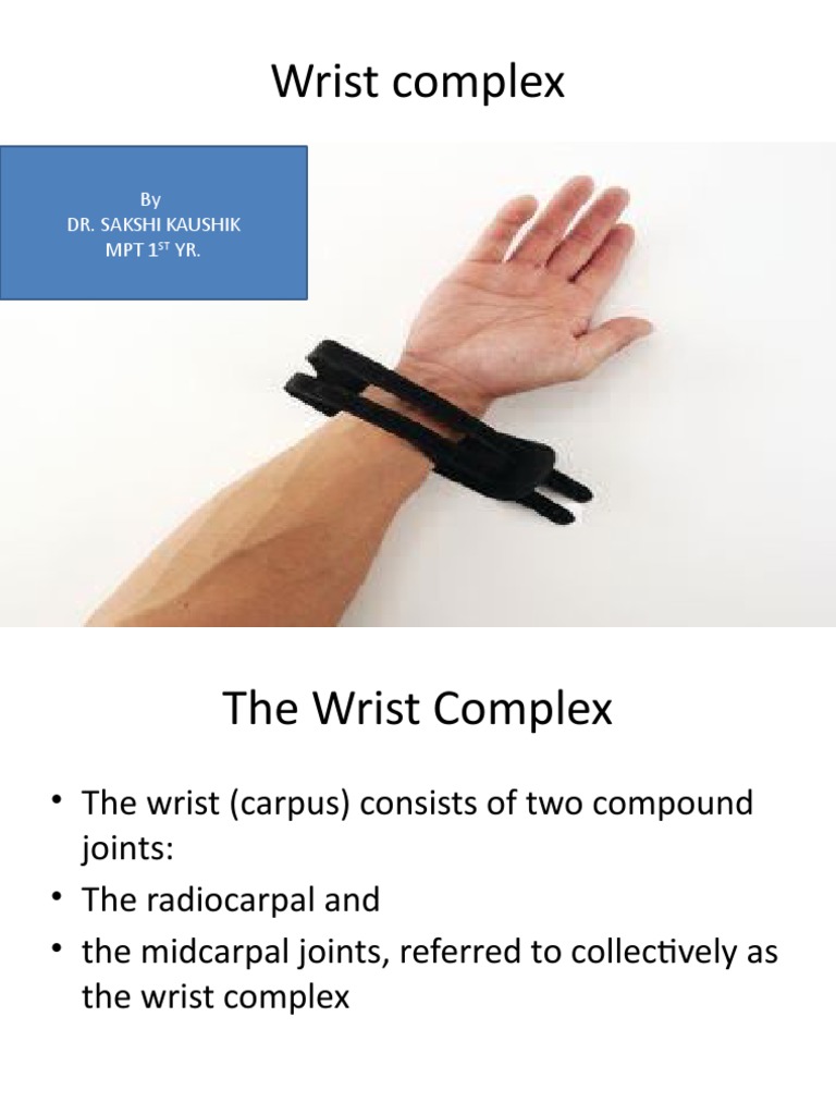 The Wrist Complex | PDF | Musculoskeletal System | Limbs (Anatomy)