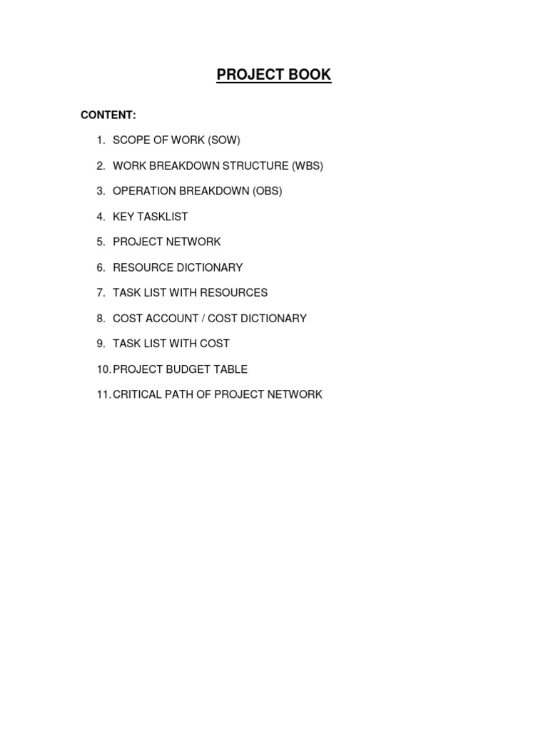 6-Example of Project Book | PDF | Project Management | Systems Science