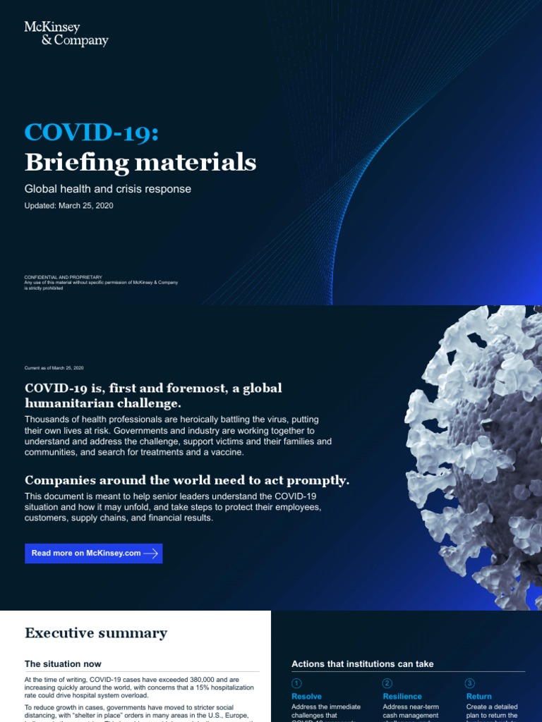 Covid-19 Briefing Materials - Global Health and Crisis Response ...