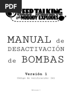 KeepTalkingAndNobodyExplodes BombDefusalManual v1 Es PDF | PDF