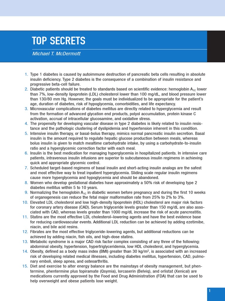 Endocrine Top Secrets | PDF | Hyperthyroidism | Osteoporosis