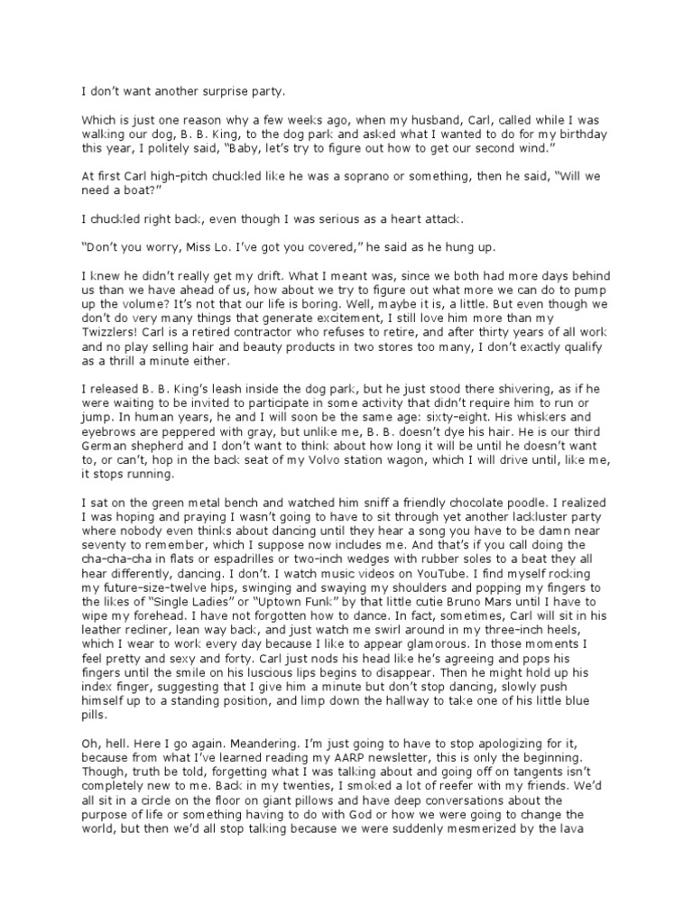 Excerpt From It's Not All Downhill From Here | PDF