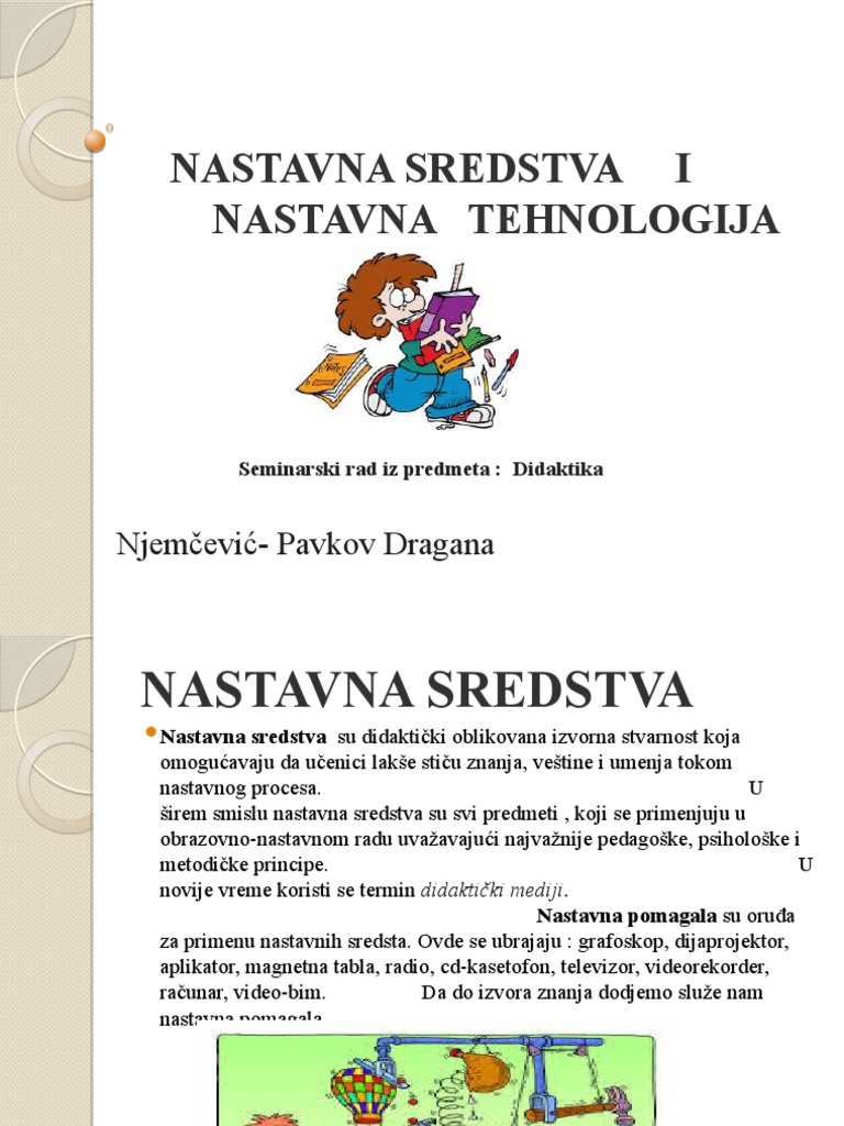 Nastavna Sredstva | PDF