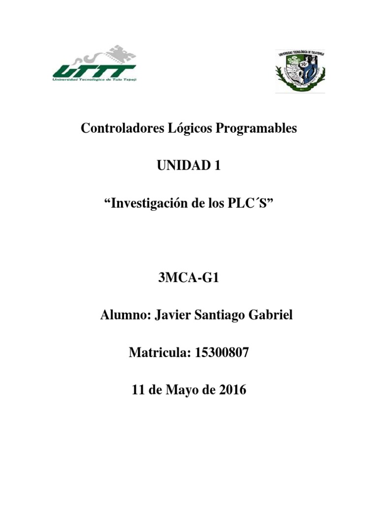 Partes y Modelos de PLCs | PDF | Controlador lógico programable ...