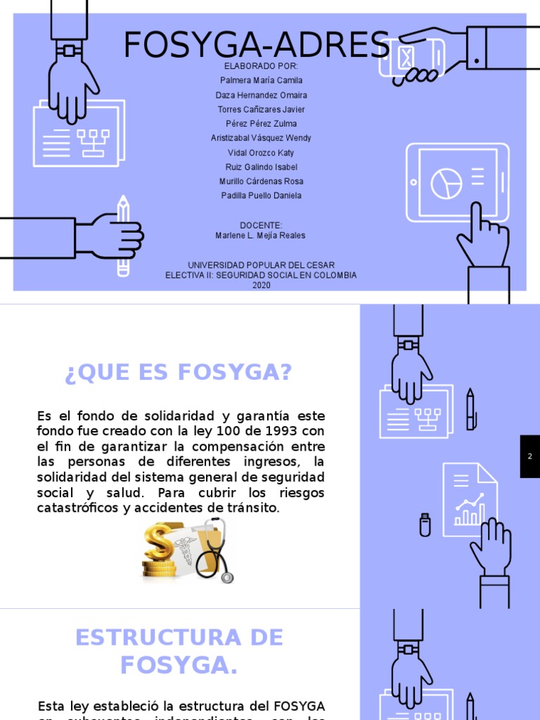 FOSYGA y ADRES: Estructura y Funciones | PDF | Gobierno | Economias