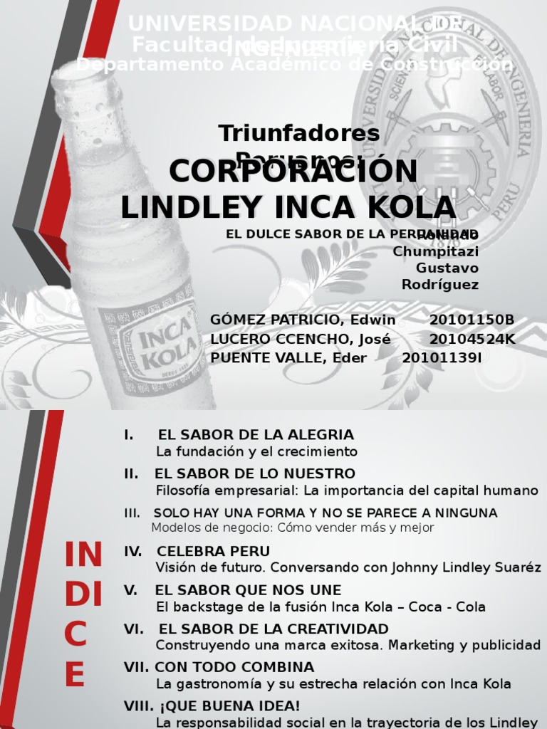 Inca Cola | PDF | Perú | Business