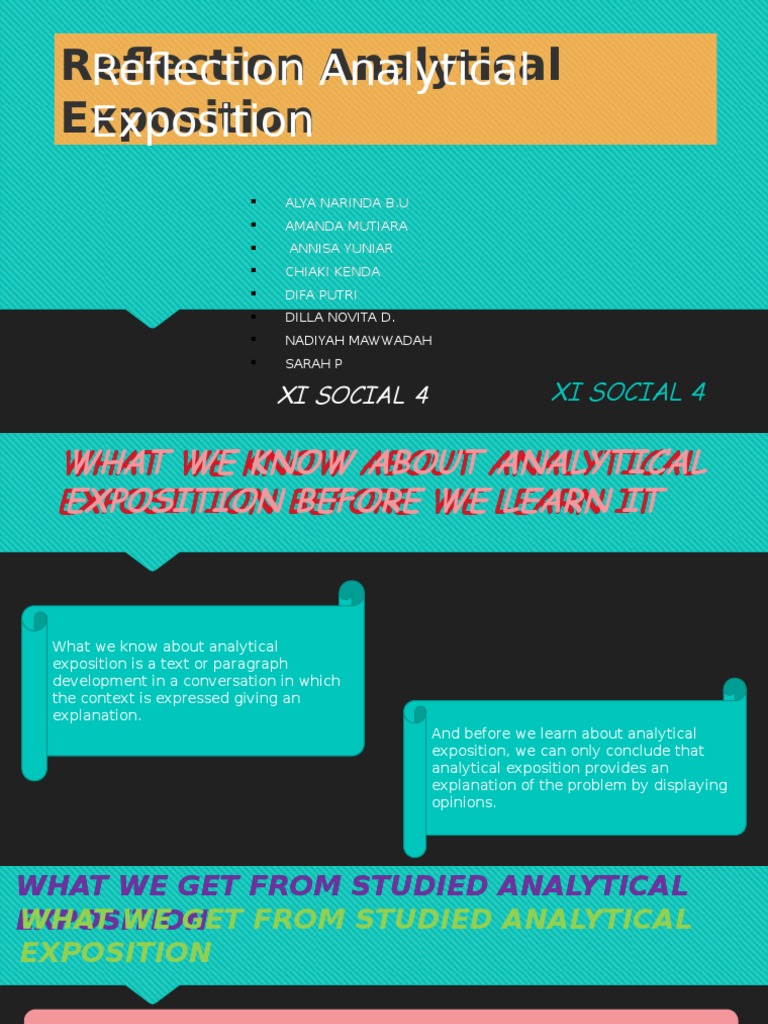 Reflection Analytical Exposition | PDF | Word | Noun
