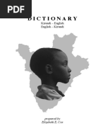 English-Kinyarwanda Dictionary PDF | PDF | English Language | Tone ...
