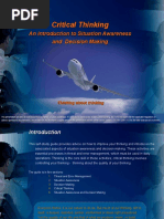Chronic Unease - A Method For Achieving Situation Awareness | PDF ...