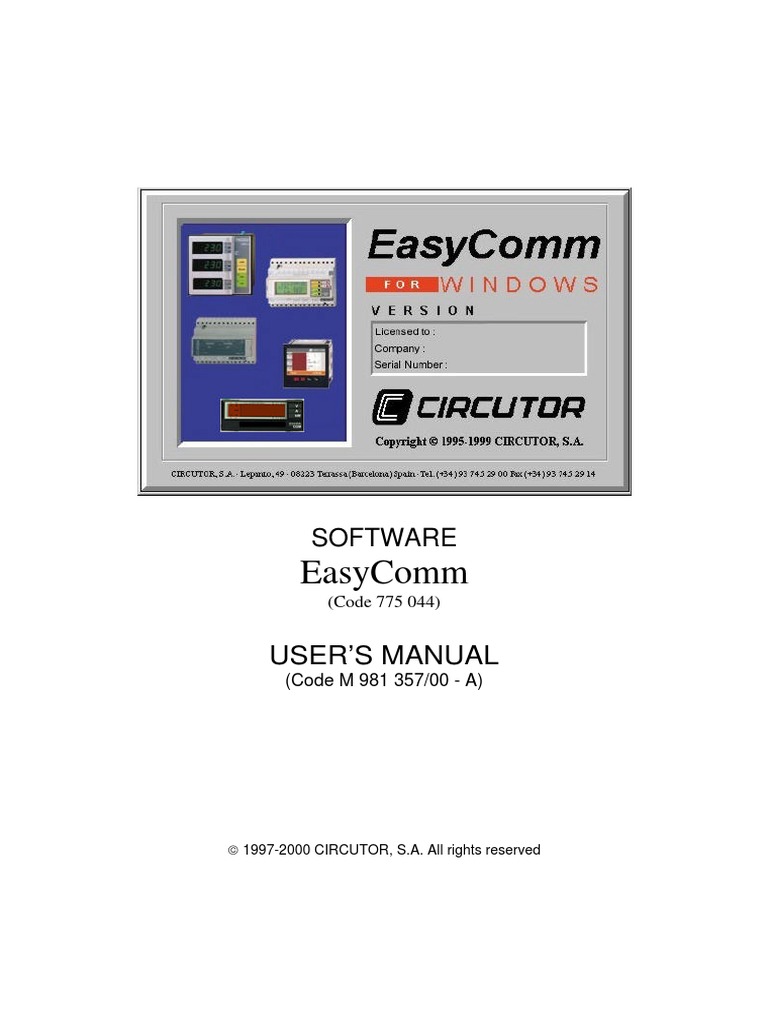 Managing Electrical Networks: An Introduction to EasyComm Software ...