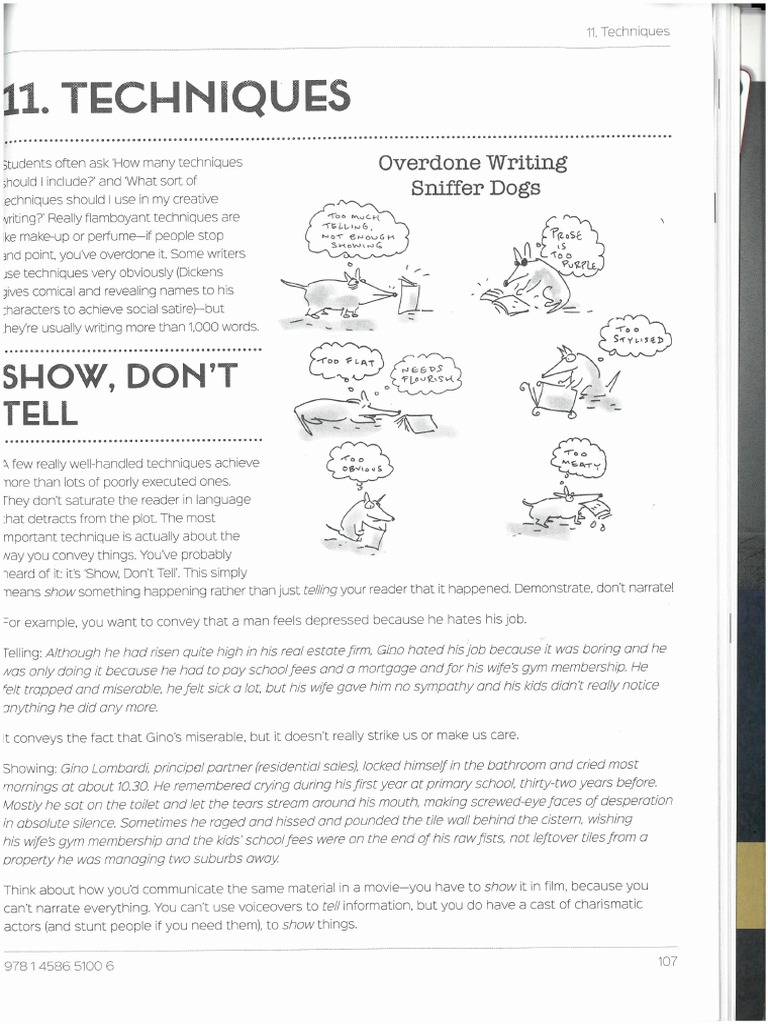 Narrative Techniques - Creative Writing Workbook | PDF