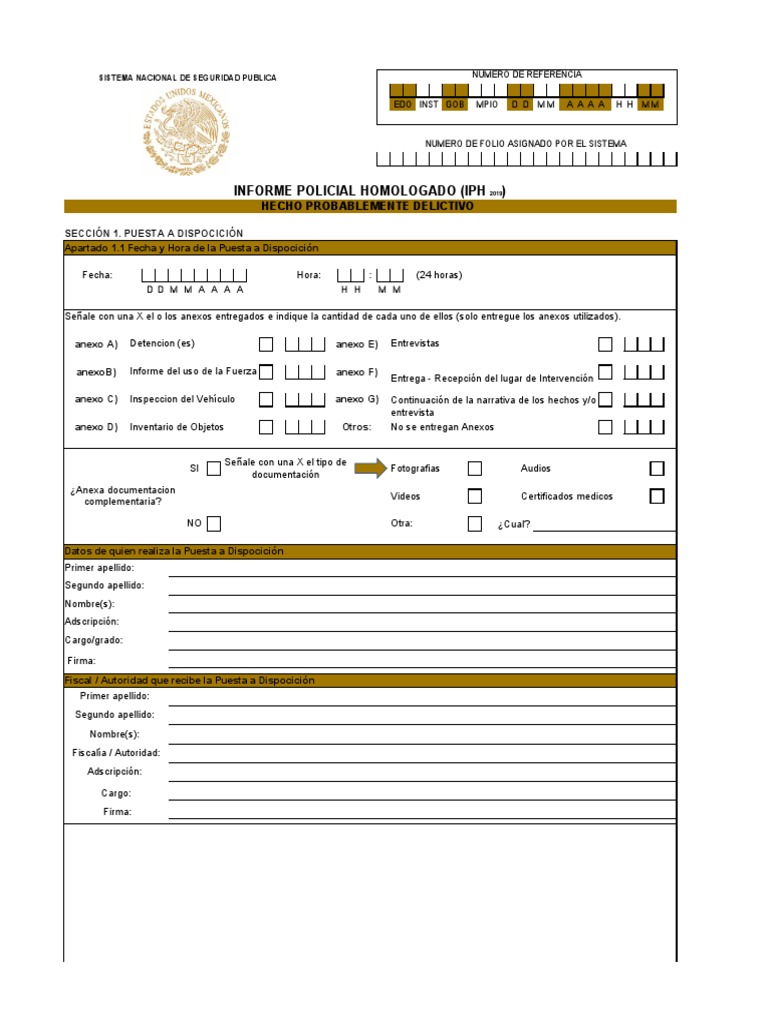 IPH - Editable 2019 Juristadelfuturo Org | PDF | Policía | Justicia