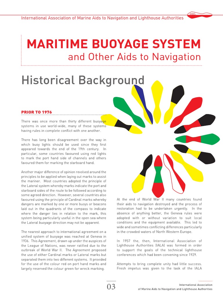 Historical Background of The IALA Maritime Buoyage System | PDF | Water ...
