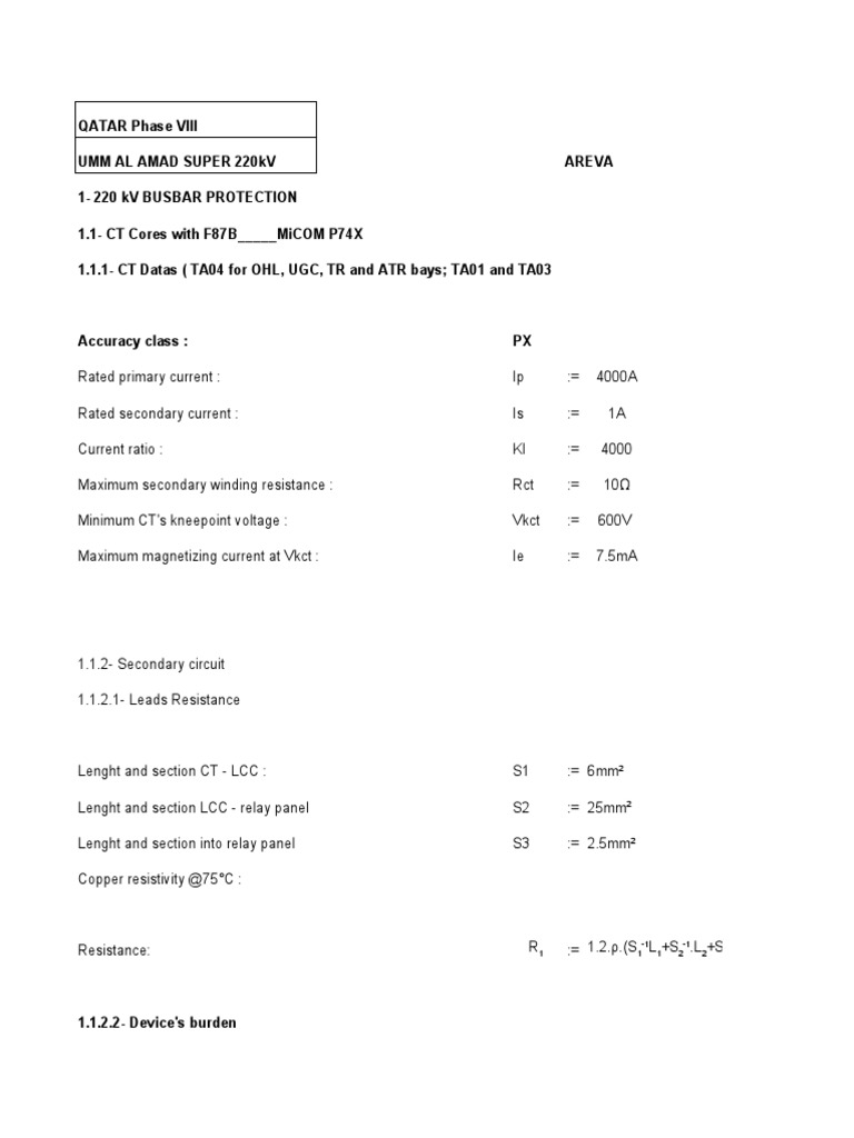 220kv Excel | PDF | Transformer | Electrical Impedance