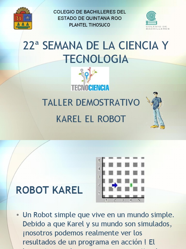 Karel EL ROBOT | PDF | Programa de computadora | Programación