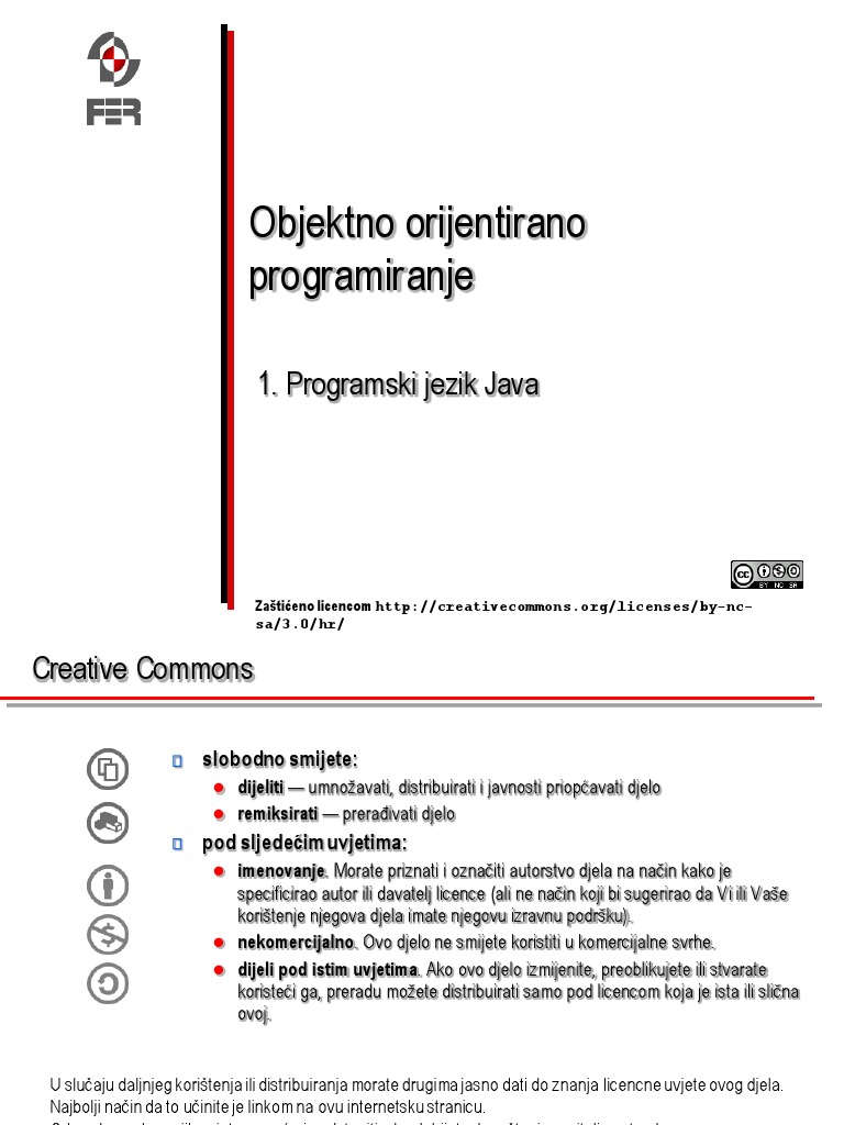 1 Programski Jezik Java PDF | PDF