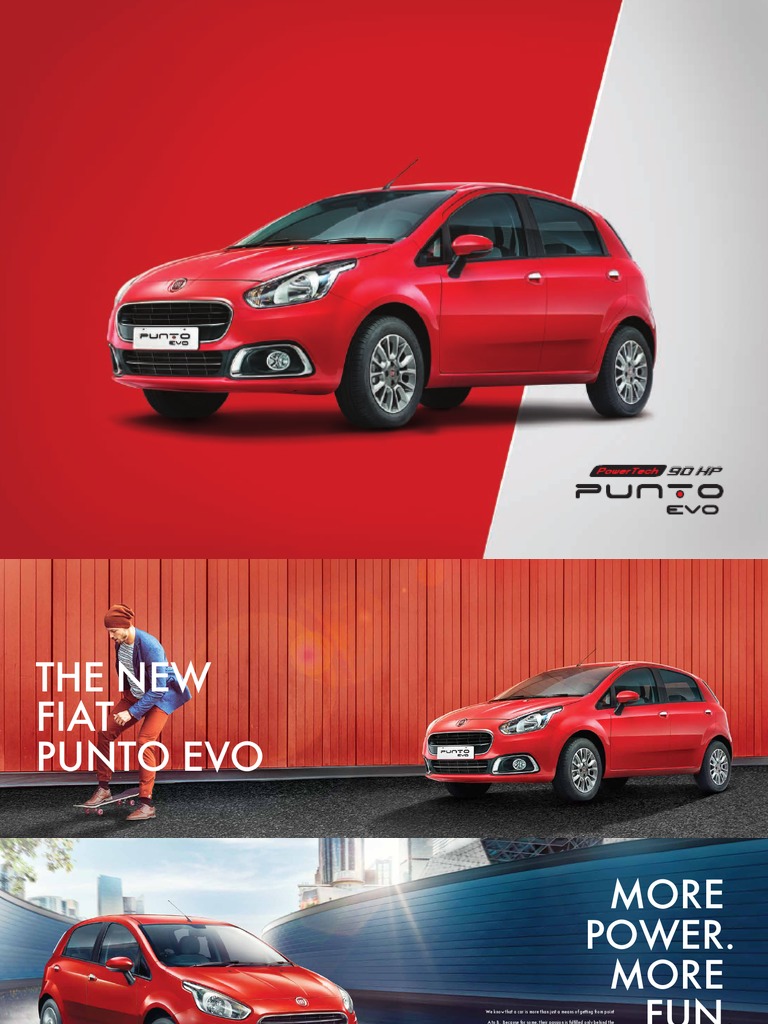 Fiat Punto Evo: Power & Comfort | PDF | Car | Airbag