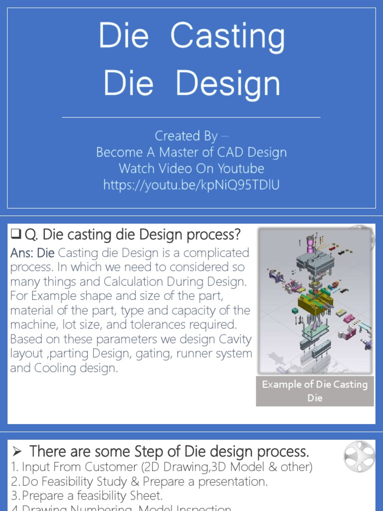 Die Casting Design PDF | PDF | Casting (Metalworking) | Building Materials