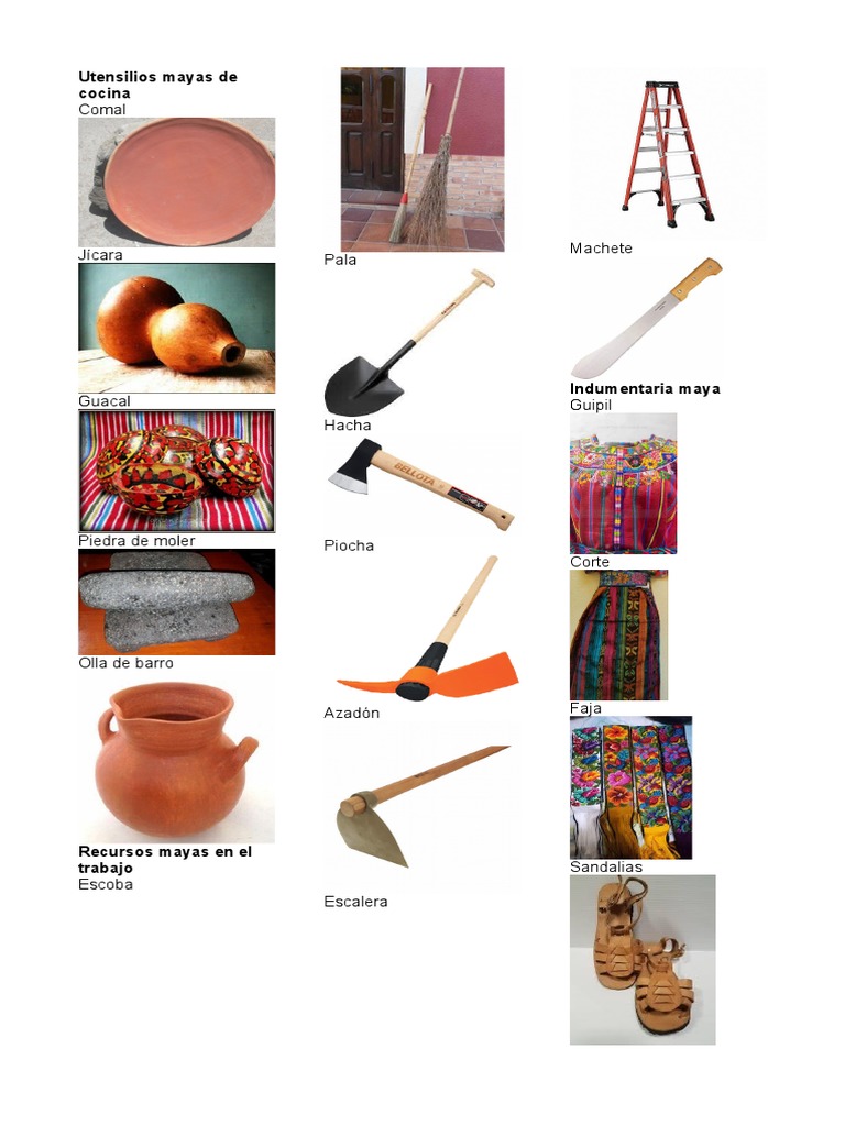 Utensilios Mayas de Cocina | PDF